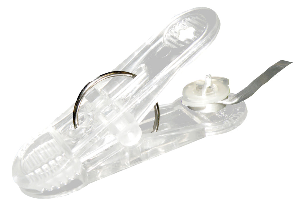 Clip-N-Spool - Clip Klammer mit Halteband 30g für Folienballons ...